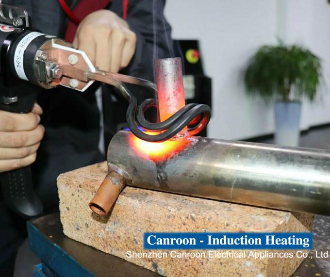 Handheld High Frequency Induction Heating Machine for Copper Tube Brazing Heat Treatment with ...