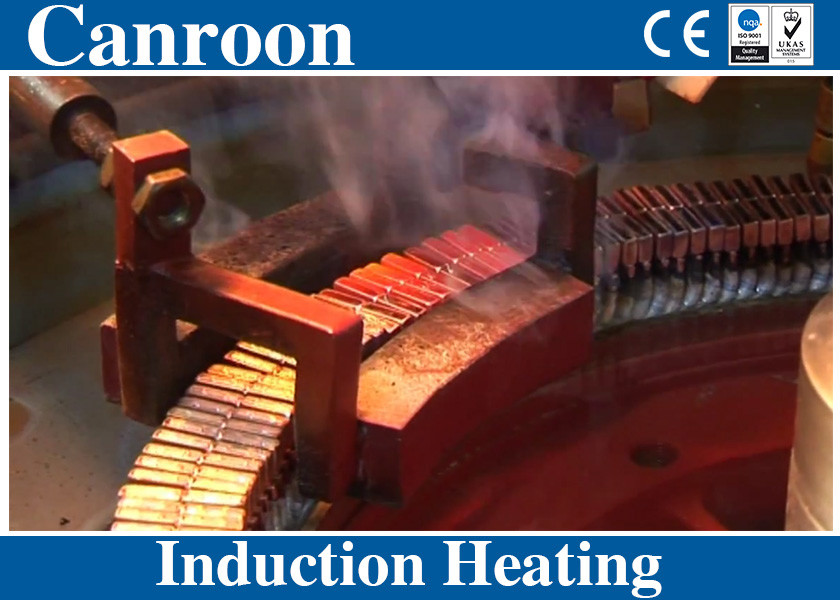 Fast Induction Brazing for DC Motor Rotor Armature, Electric Motor ...